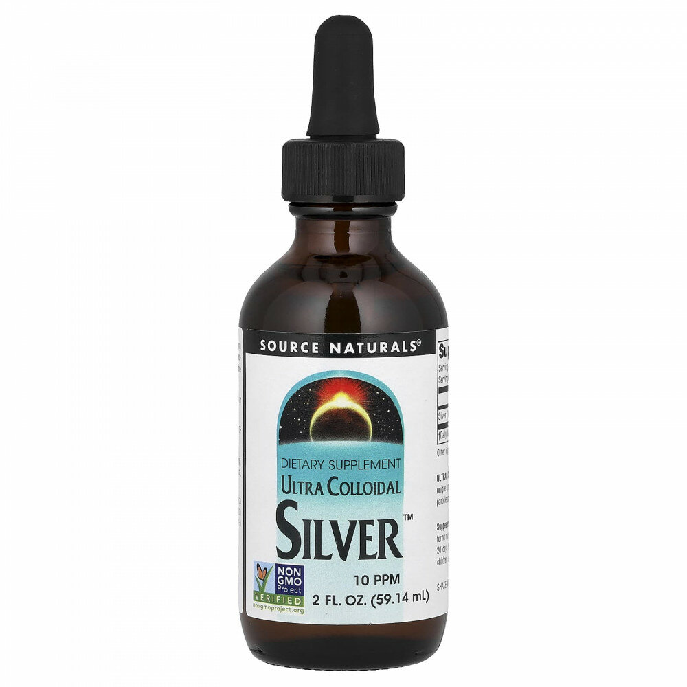 Source Naturals, Ultra Colloidal Silver™, 59,14 мл (2 жидк. унции)