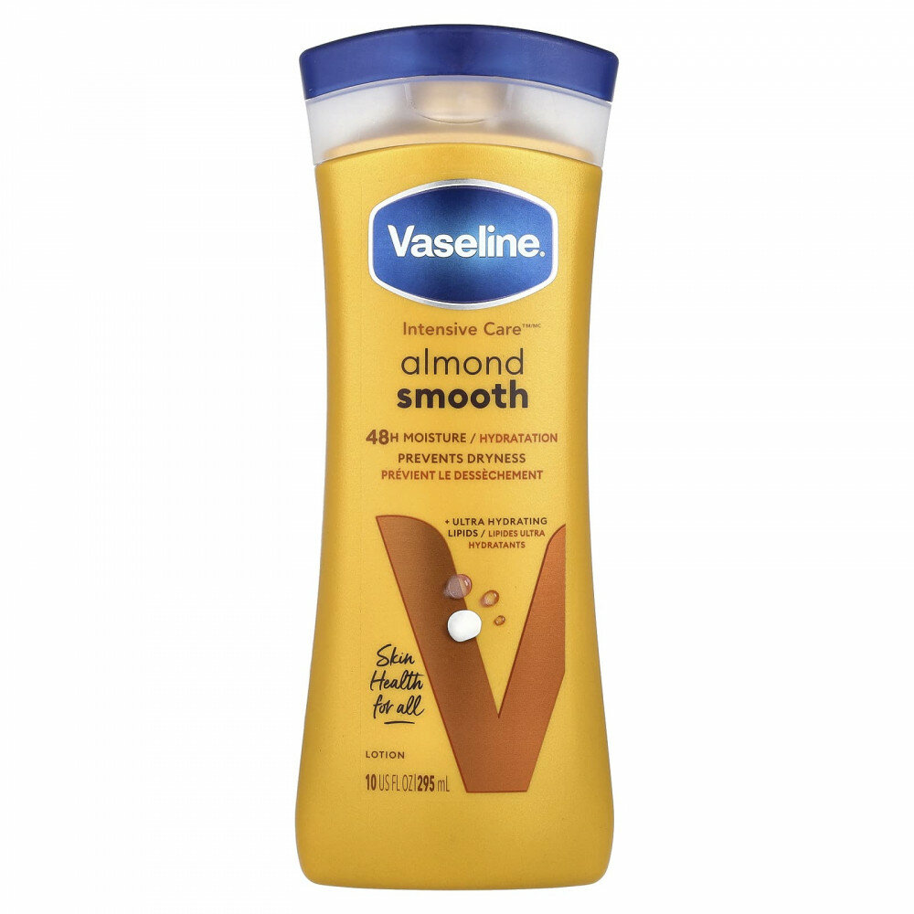 Vaseline, Intensive Care ™, разглаживающий лосьон с миндалем, 295 мл (10 жидк. унц.)