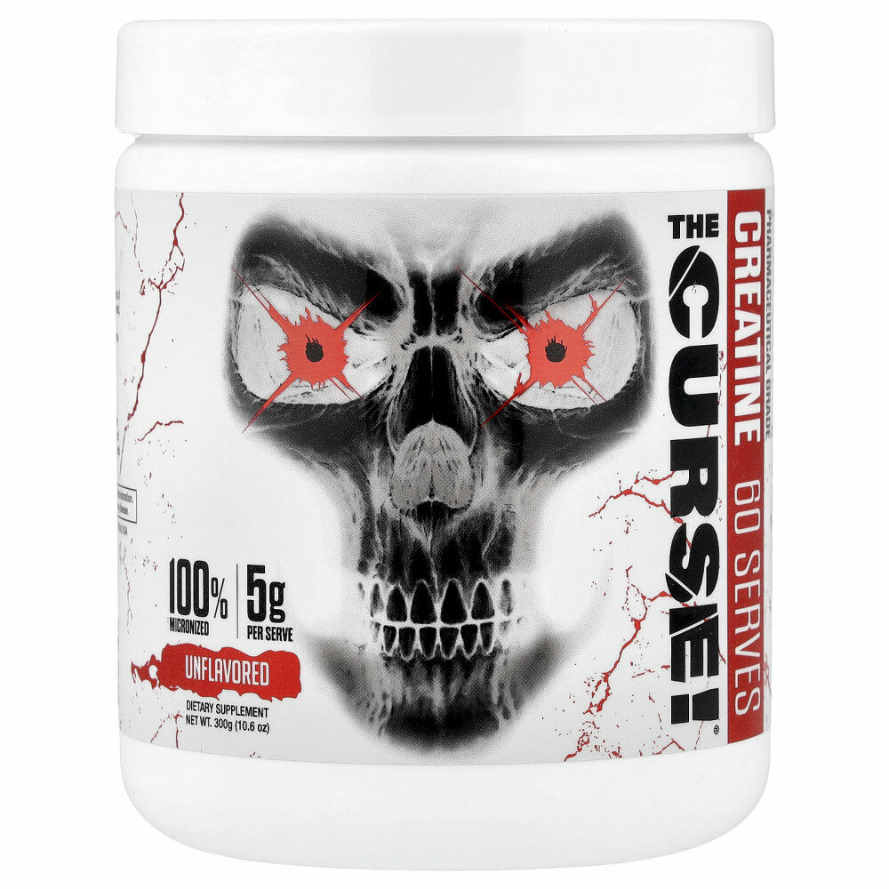 JNX Sports, The Curse!®, креатин, с нейтральным вкусом, 300 г (10,6 унции)