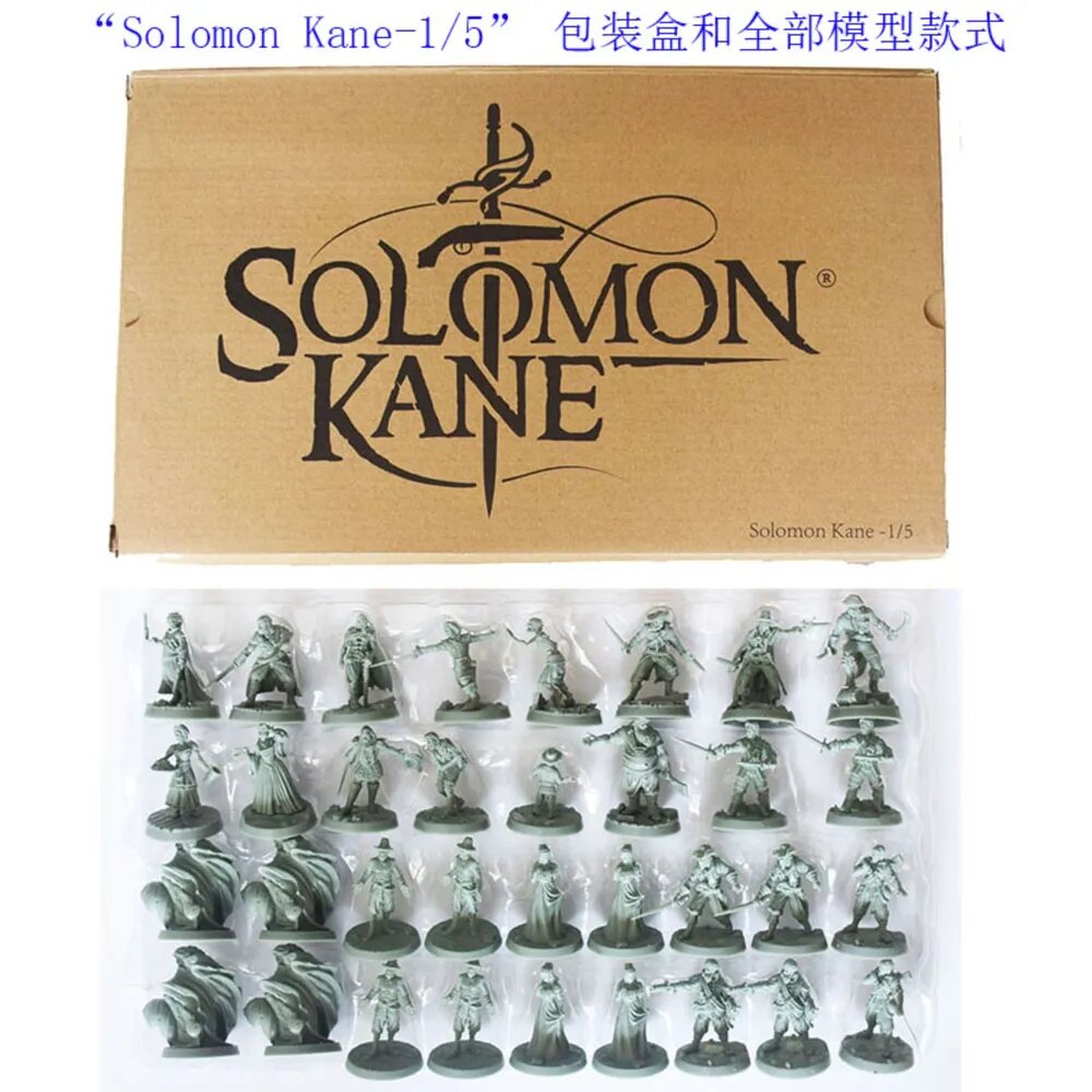 TRPG настольная игра миниатюры, Соломон Кейн Набор в коробке настольные модели фигурки