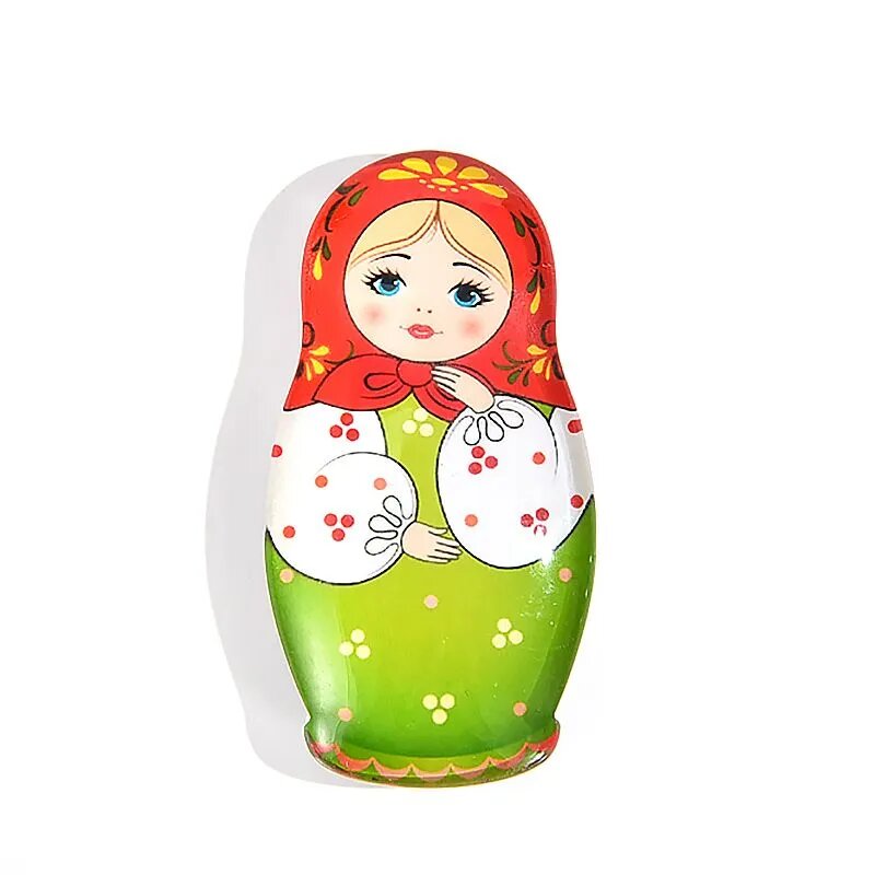 Магнит на холодильник в виде матрешки, наклейка на холодильник
