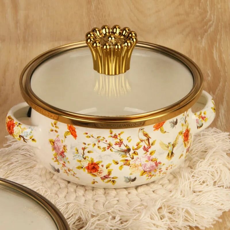 Кастрюля, Эмаль, 1,5 л, 3 шт
