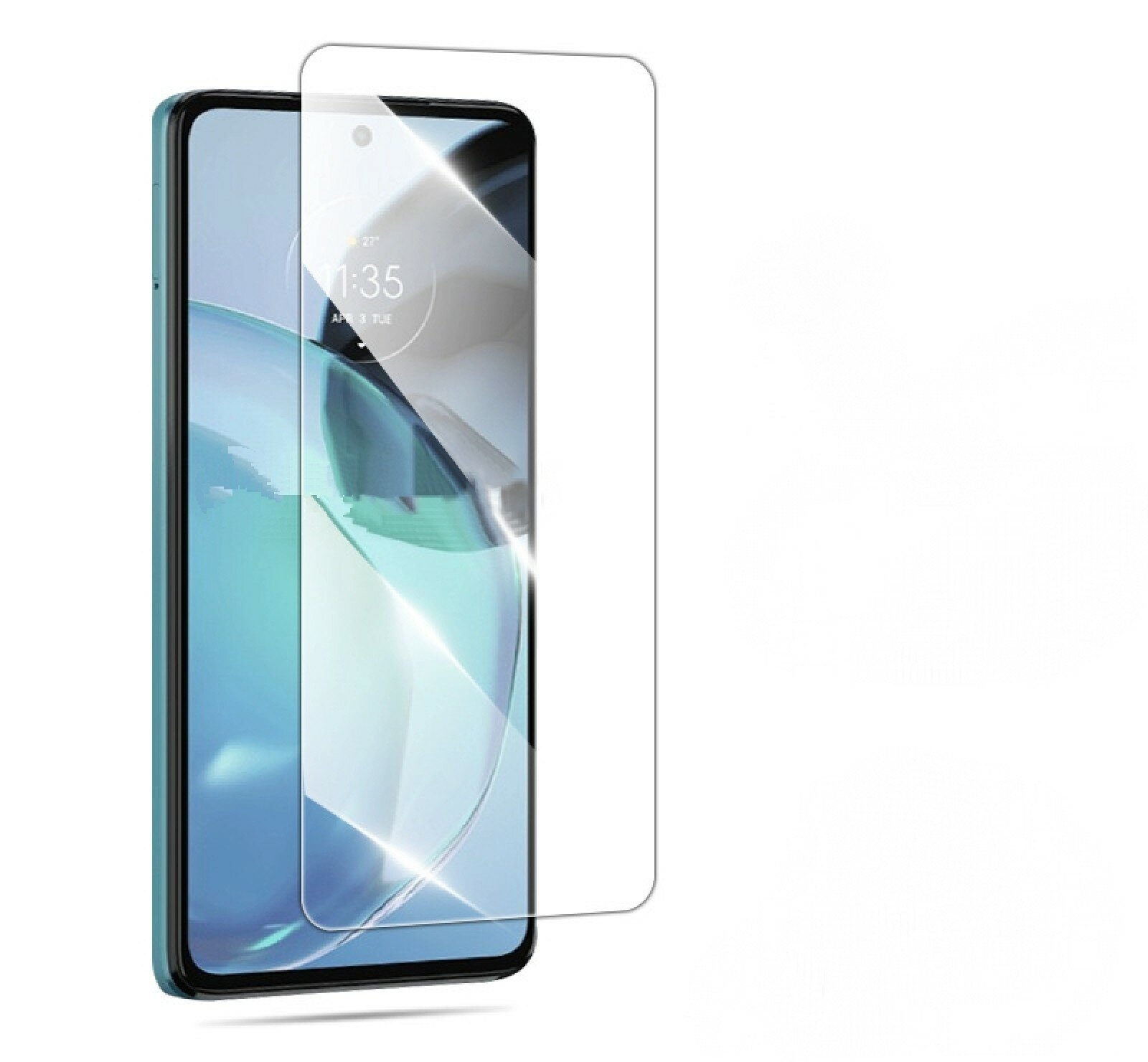 Защитное стекло MyPads Forti Glass для Motorola Moto G72 с олеофобным покрытием