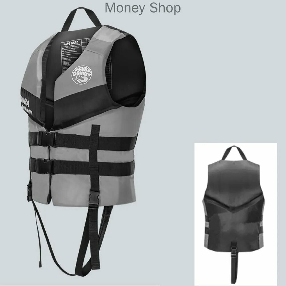 Спасательный жилет Scuba Donkey XXXS для детей и подростков черного цвета