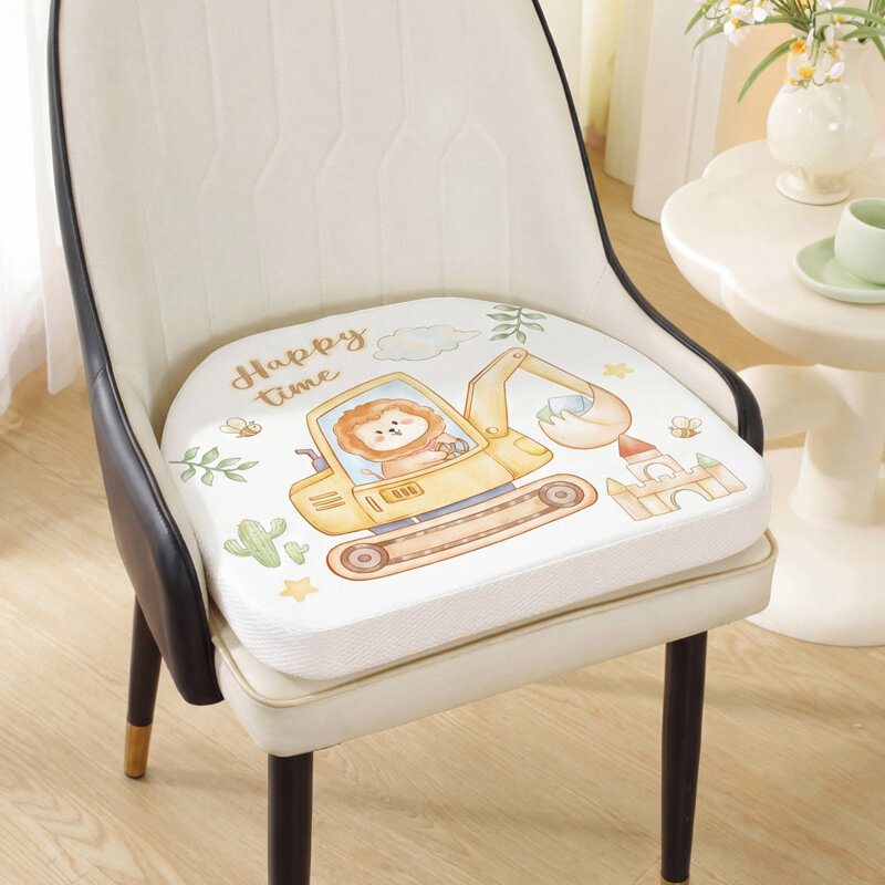 Подушка для увеличения роста детей, детский стульчик для кормления, сиденье в форме подковы, приподнятая и утолщенная подушка для стула, подушка для стула для учеников начальной школы.