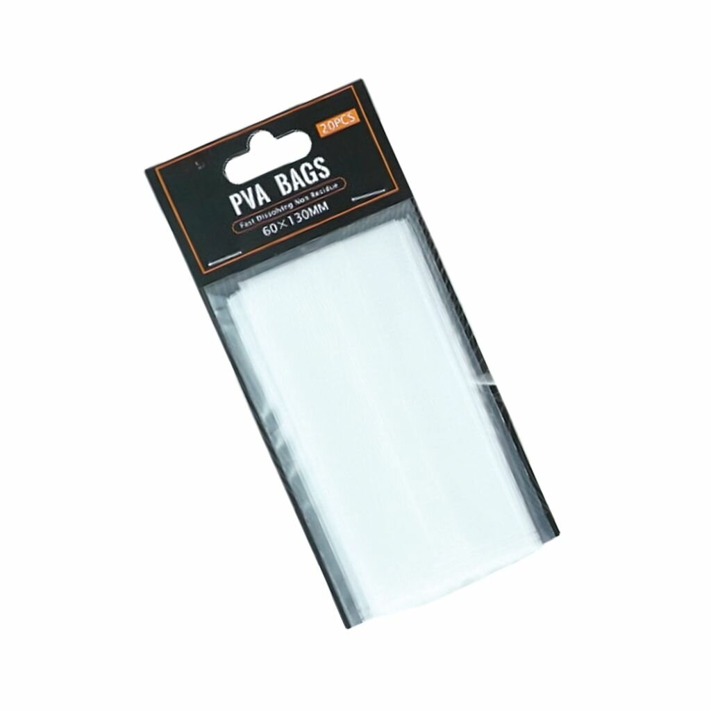 1 упаковка по 20 шт, водорастворимый пакет из ПВА-50x110 мм