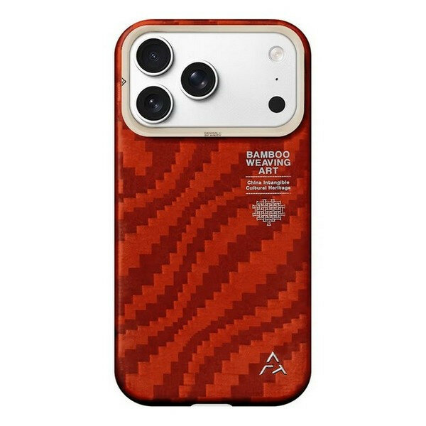 Чехол Airity Bamboo Fiber Case для iPhone 17 Pro Max (Claret Red)