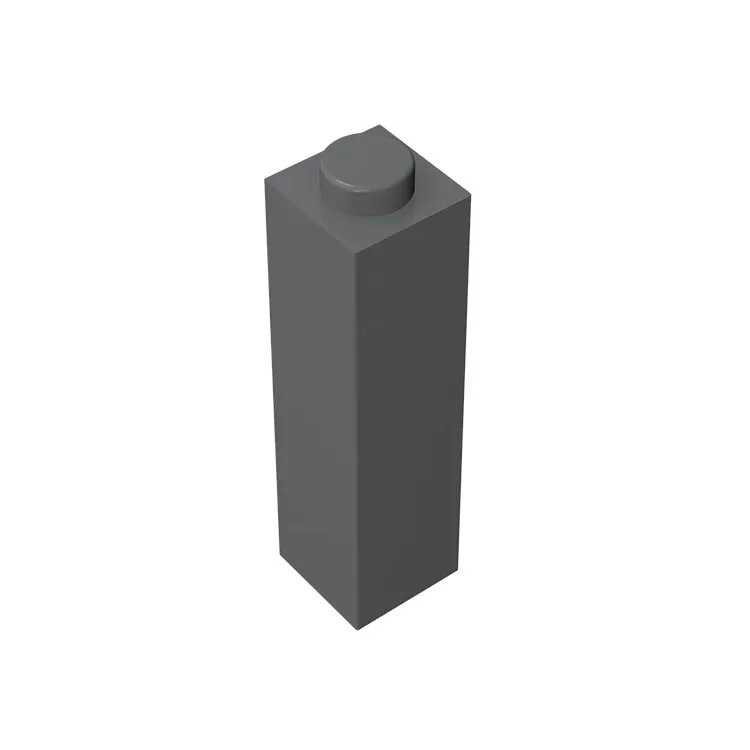 Серый кубик LEGO 1x2 с пупыркой, Цвет: 072