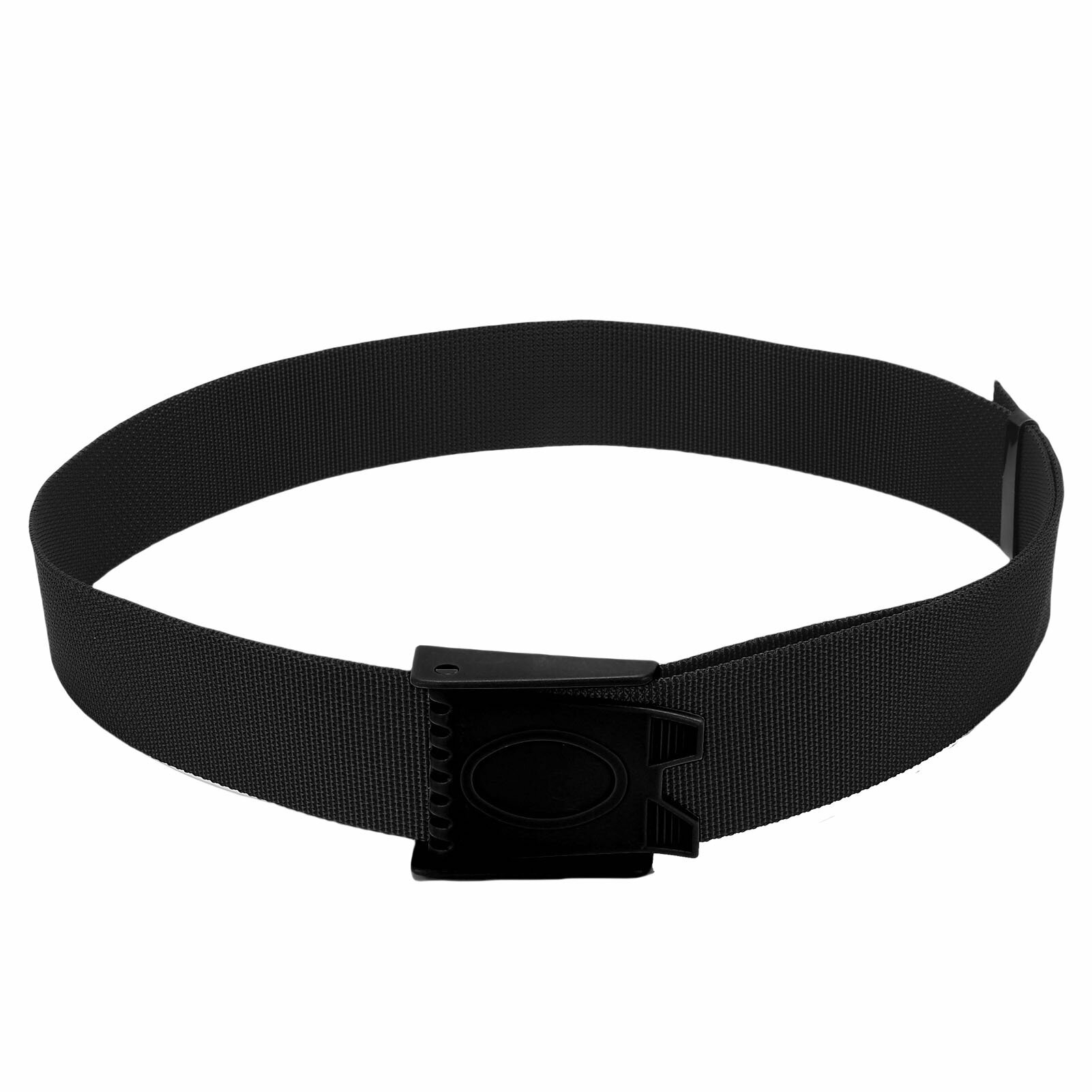Регулируемый быстросъемный нейлоновый пояс для дайвинга и фридайвинга, глубокий черный.