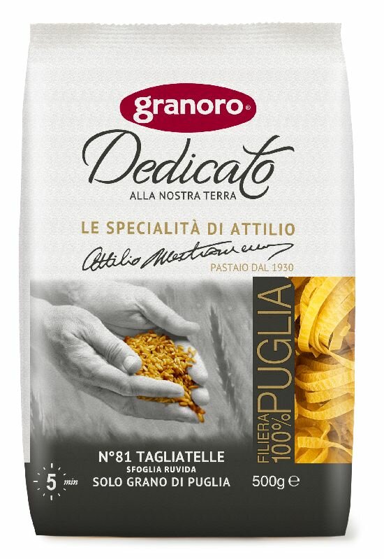 Макароны GRANORO Dedicato № 81 "Тальятелле" из твердых сортов пшеницы 500г