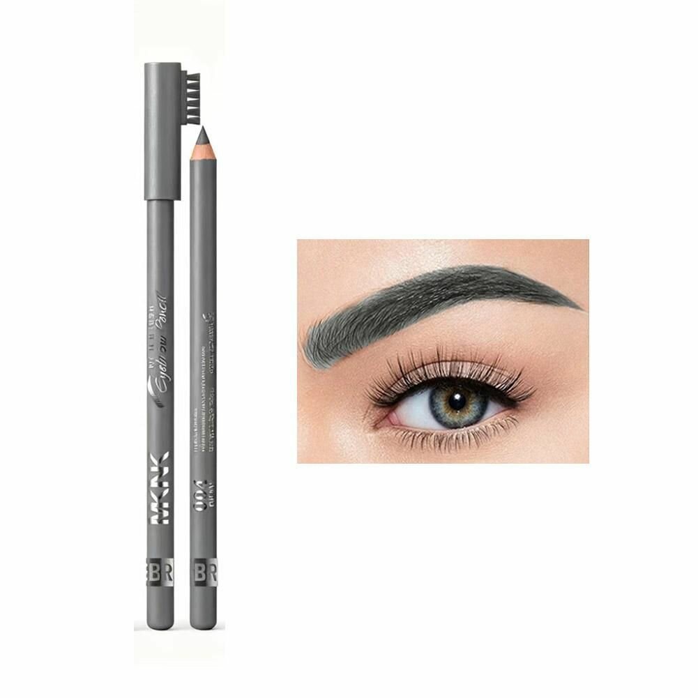 Матовый карандаш для бровей Eyebrow с кисточкой и расческой для укладки и рисования, перманентного макияжа бровей