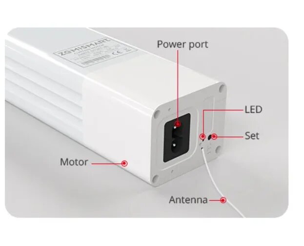 Zemismart ZM87E-DT (Zigbee) Аксессуары для штор