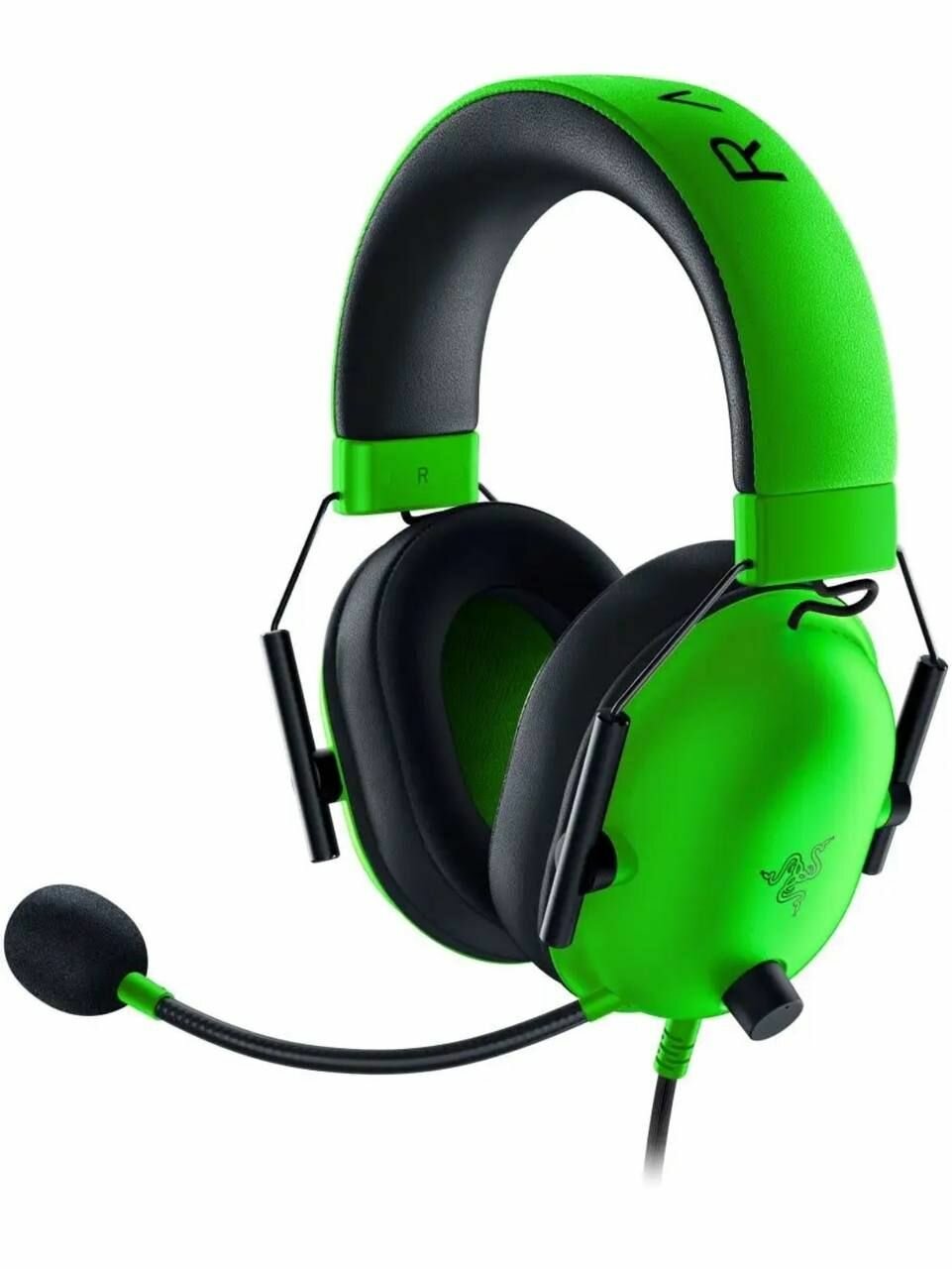 Razer Наушники проводные с микрофоном Razer Blackshark V2 X, 3.5 мм, зеленый, светло-зеленый