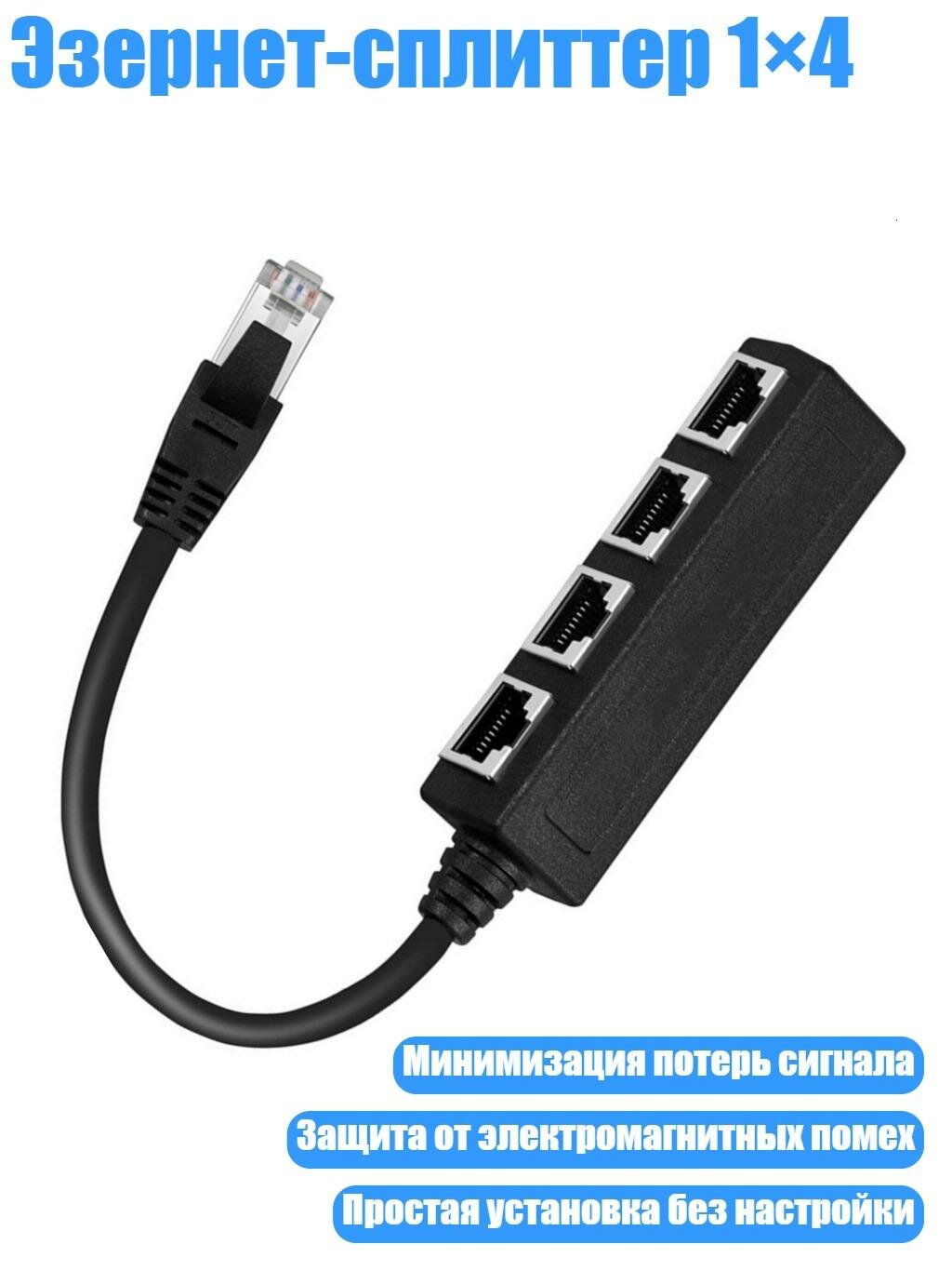 Эзернет-сплиттер 1×4