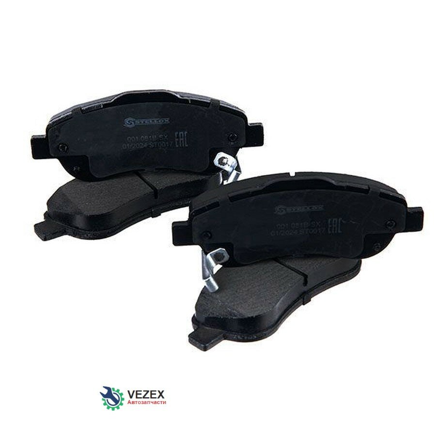 STELLOX 1527000BSX колодки дисковые передние с антискрипными пластинами!\ Honda CR-V 2.0/2.2D/2.4 06>