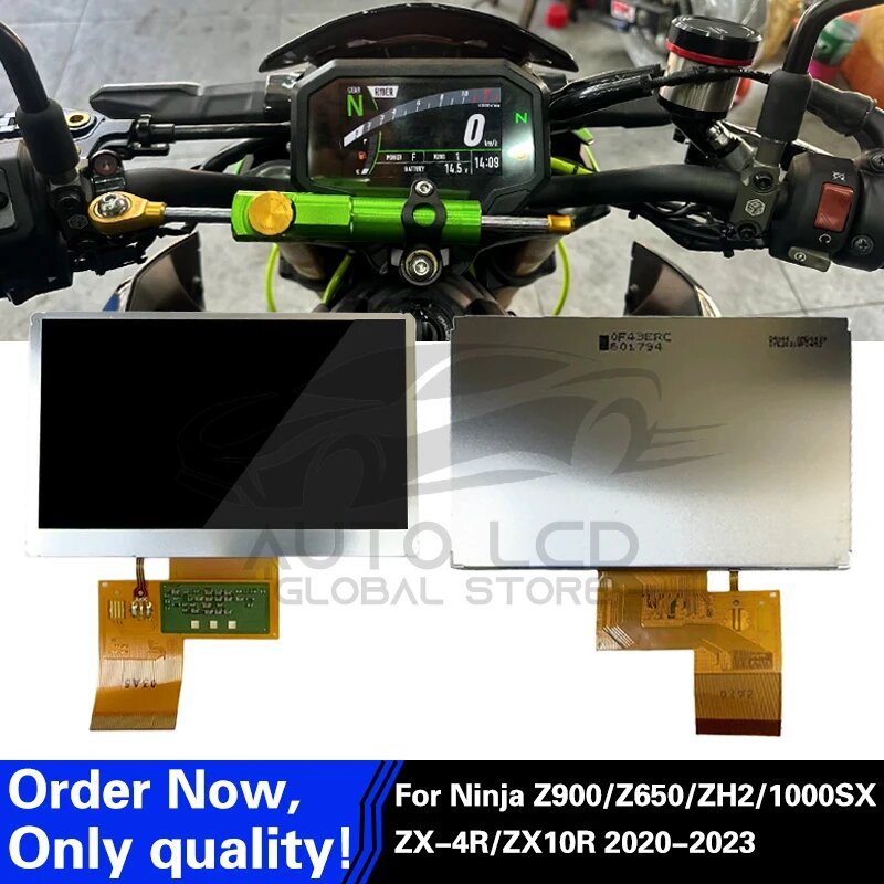 Ремонт ЖК-экрана приборной панели/спидометра для мотоциклов Kawasaki Z900, Z650, Ninja650, Z1000SX, ZH2, ZX10R, ZX4R 2020-2023 годов выпуска