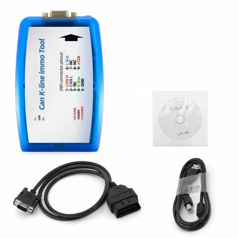 (T B J F) Инструмент CAN/K-Line Для ЭБУ IMMO TOOLS OBD2 V4.09