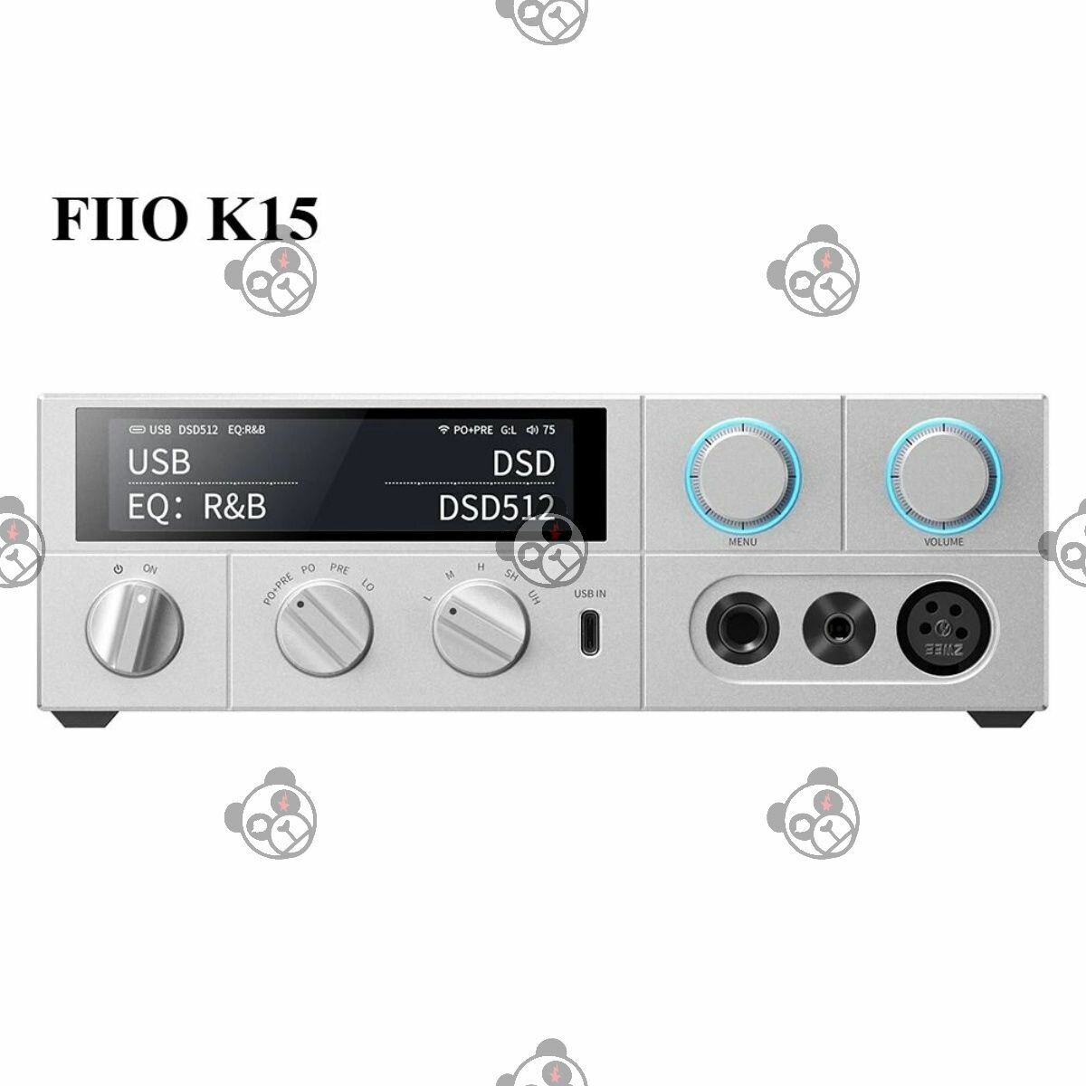 Эксклюзивный настольный усилительЦАП FiiO K15 с двумя чипами AK4497S, поддерживающий HiRes Audio, MQA, PEQ, DSD512, PCM768 и технологию Bluetooth LDAC для наушников