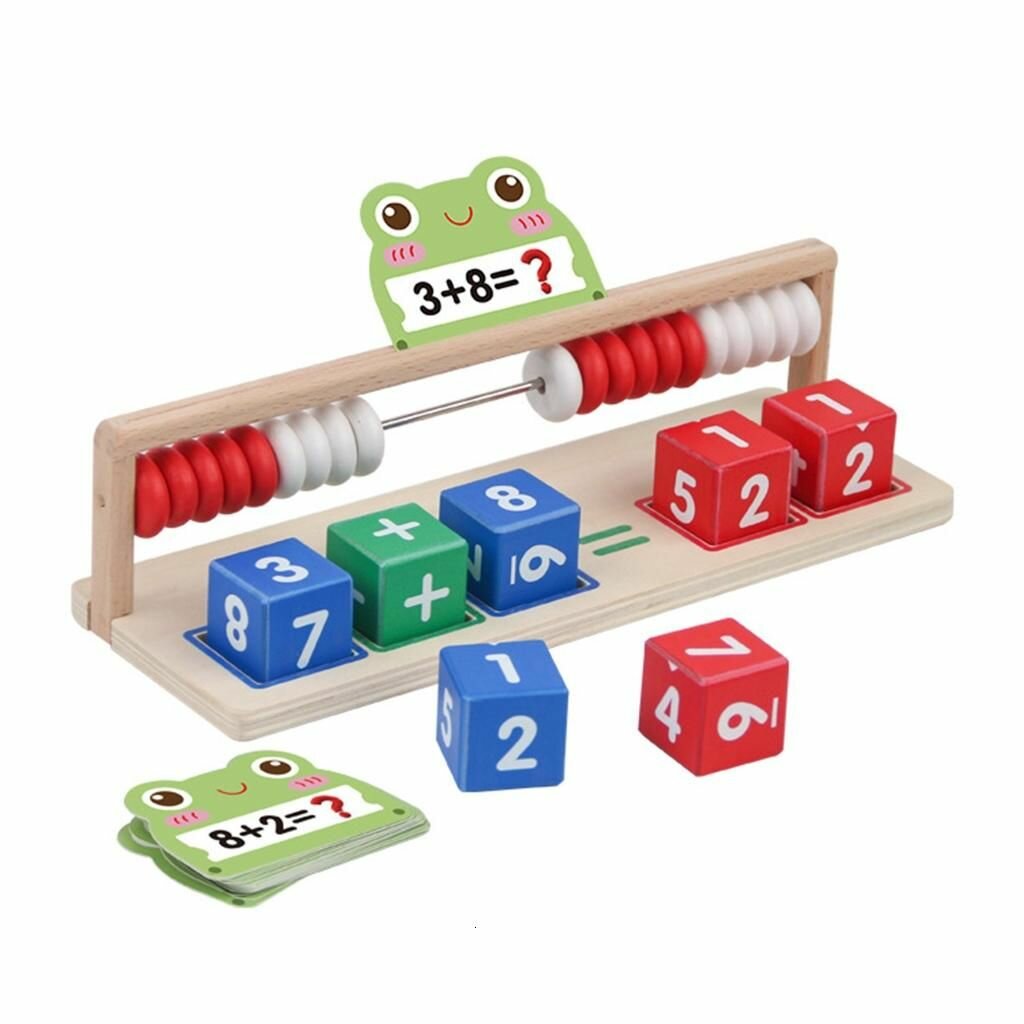 Деревянный счётный абак для детей