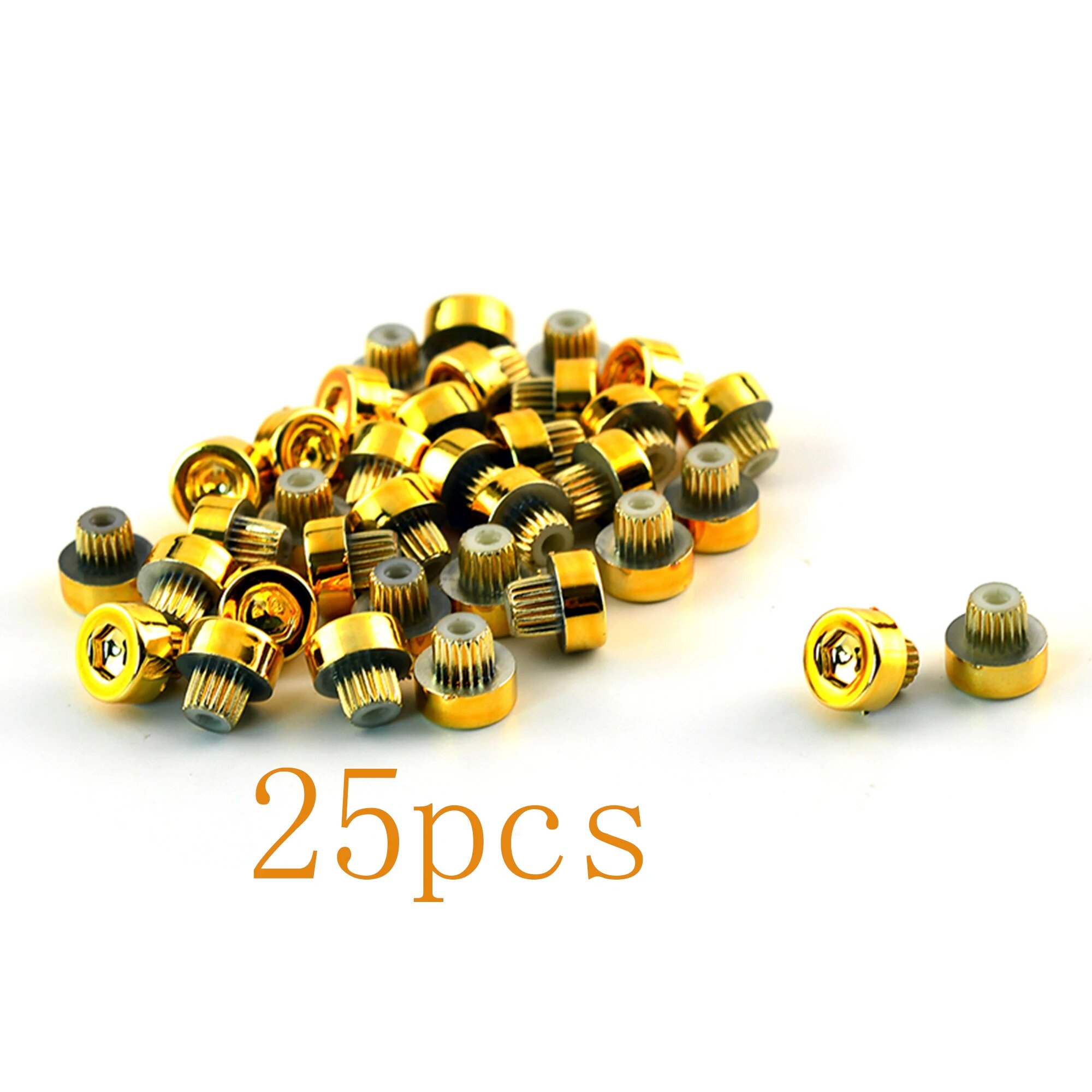 25 шт. заклепки для колес, гайки для универсальной настройки, украшение для обода автомобиля, gold