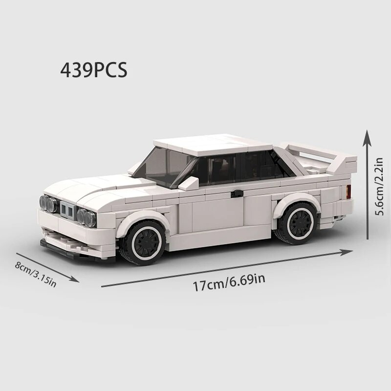 Конструктор Audi Quattro белого цвета M10378