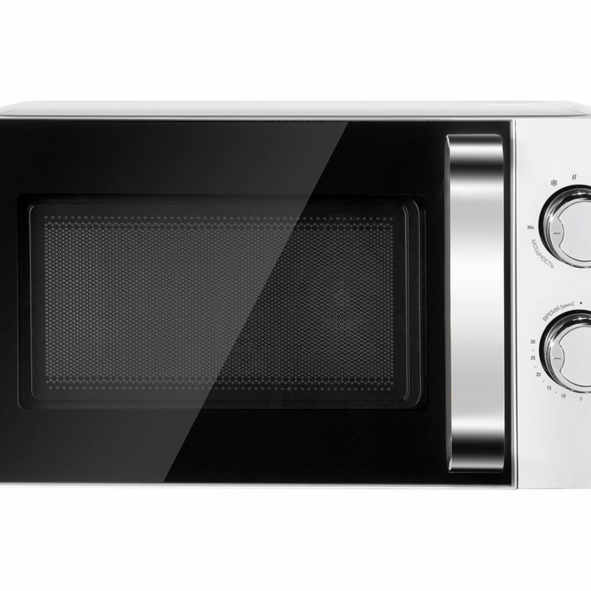 Микроволновая печь CENTEK CT-1575, объем 20 л, мощность 700 Вт, механическое управление, белая (CT-1575 White)