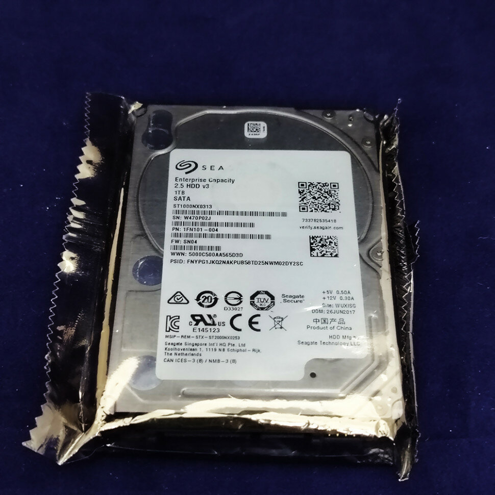 Жесткий диск Seagate ST1000NX0313, 1 ТБ