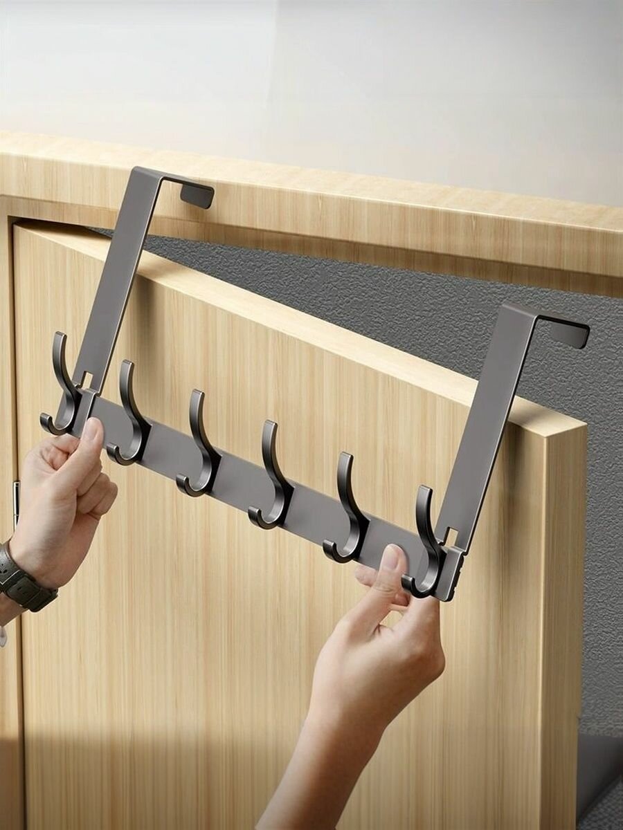 Крючок за дверной вешалкой, бесшовное хранилище на задней стенке двери в спальню, вешалка для одежды, крючок для пальто