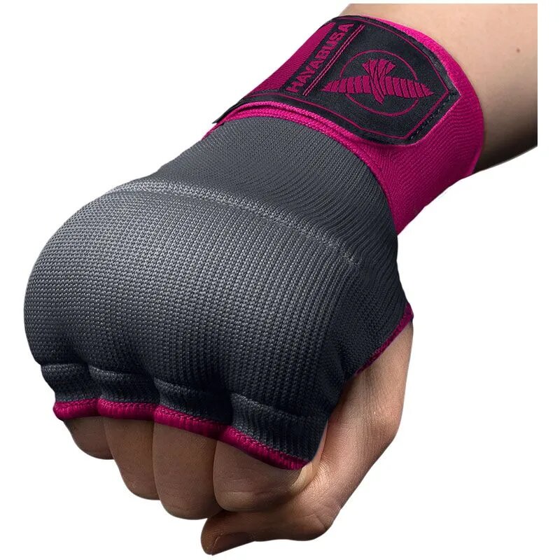 Hayabusa Бинты боксерские для бокса, размер L, серый/розовый, для взрослых