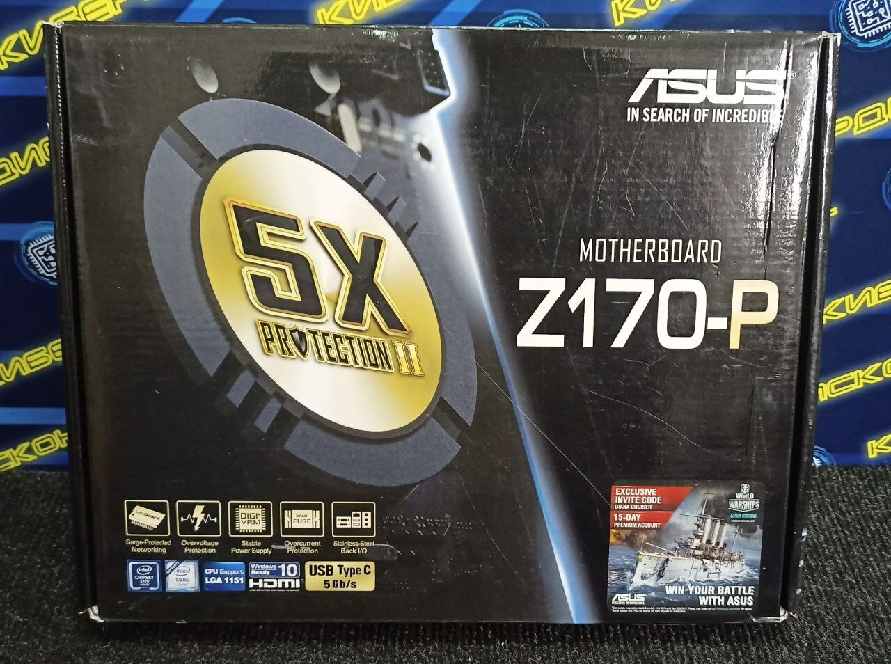 Материнская плата Asus Z170-P 1151 сокет