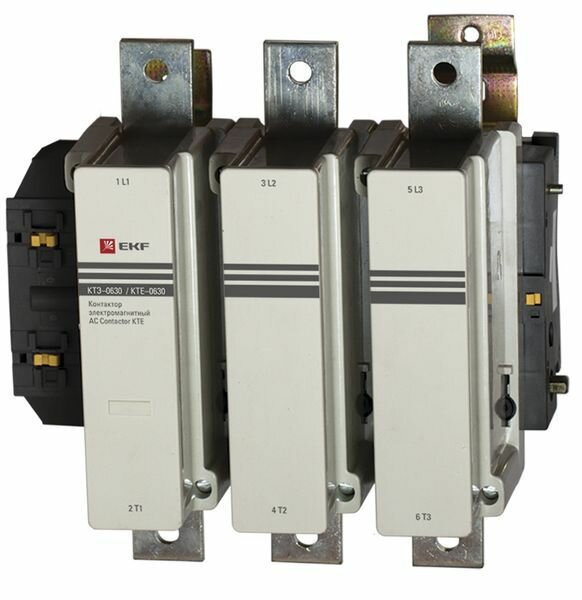 Контактор КТЭ 630А кат. 380В AC 1НО EKF ctr-b-630-380