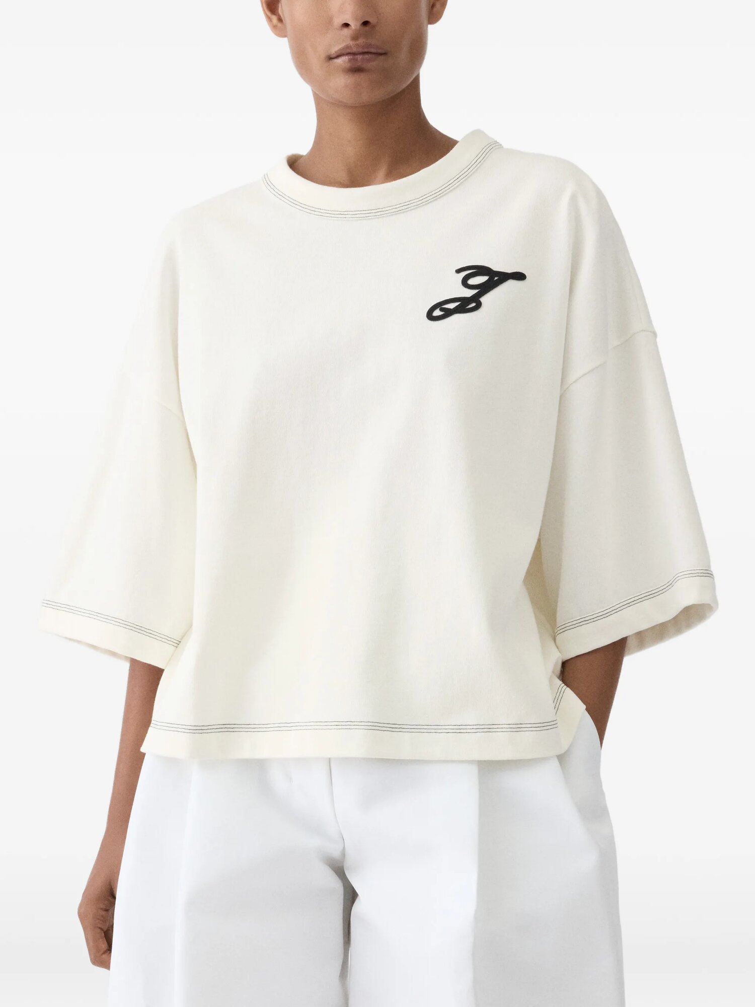 Футболка Jacquemus, размер XL, white — фото 1