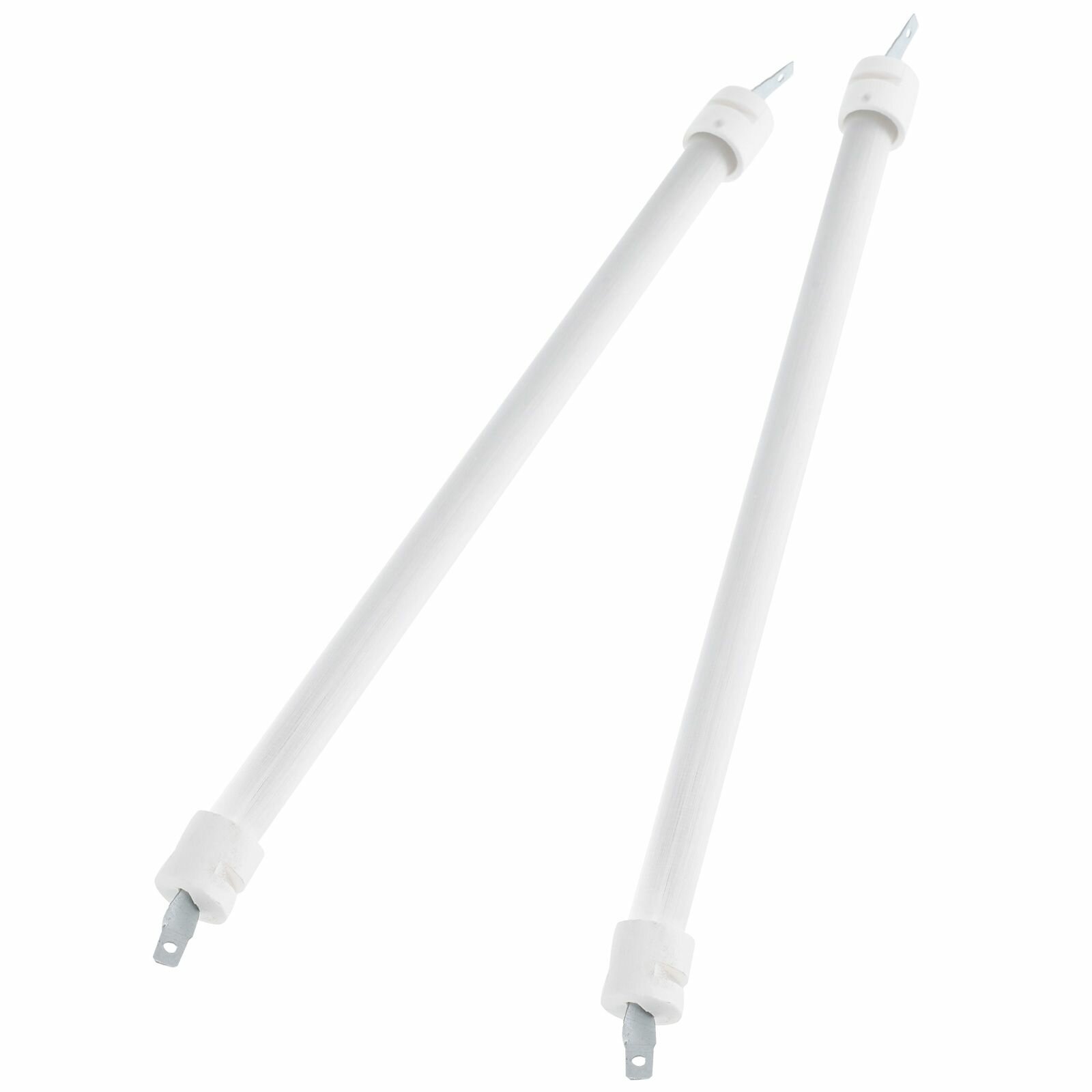 Двойная кварцевая нагревательная трубка для электрического обогревателя с керамическим покрытием, белая, для замены