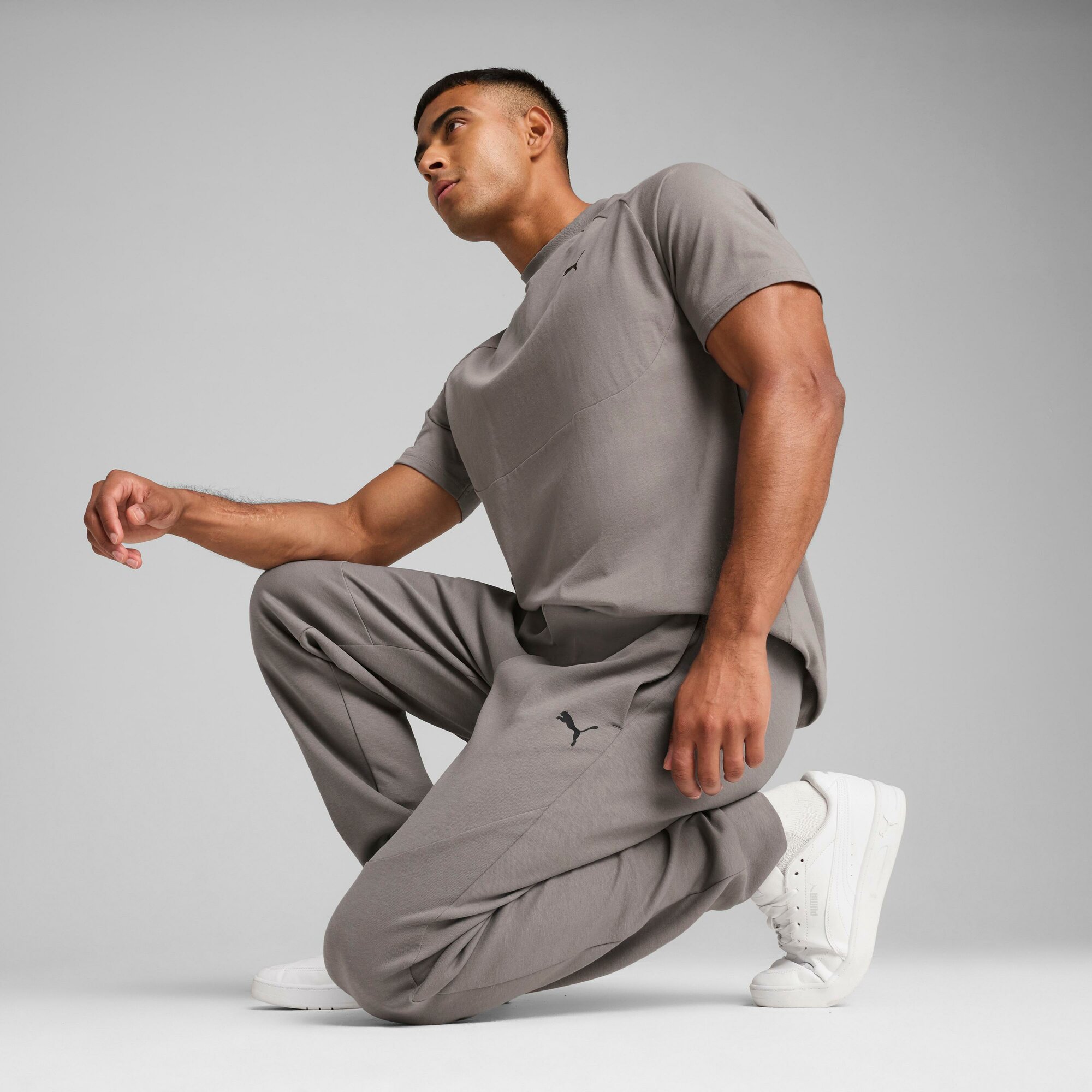 Футболка PUMA PUMATECH Tee, размер S, коричневый — фото 1