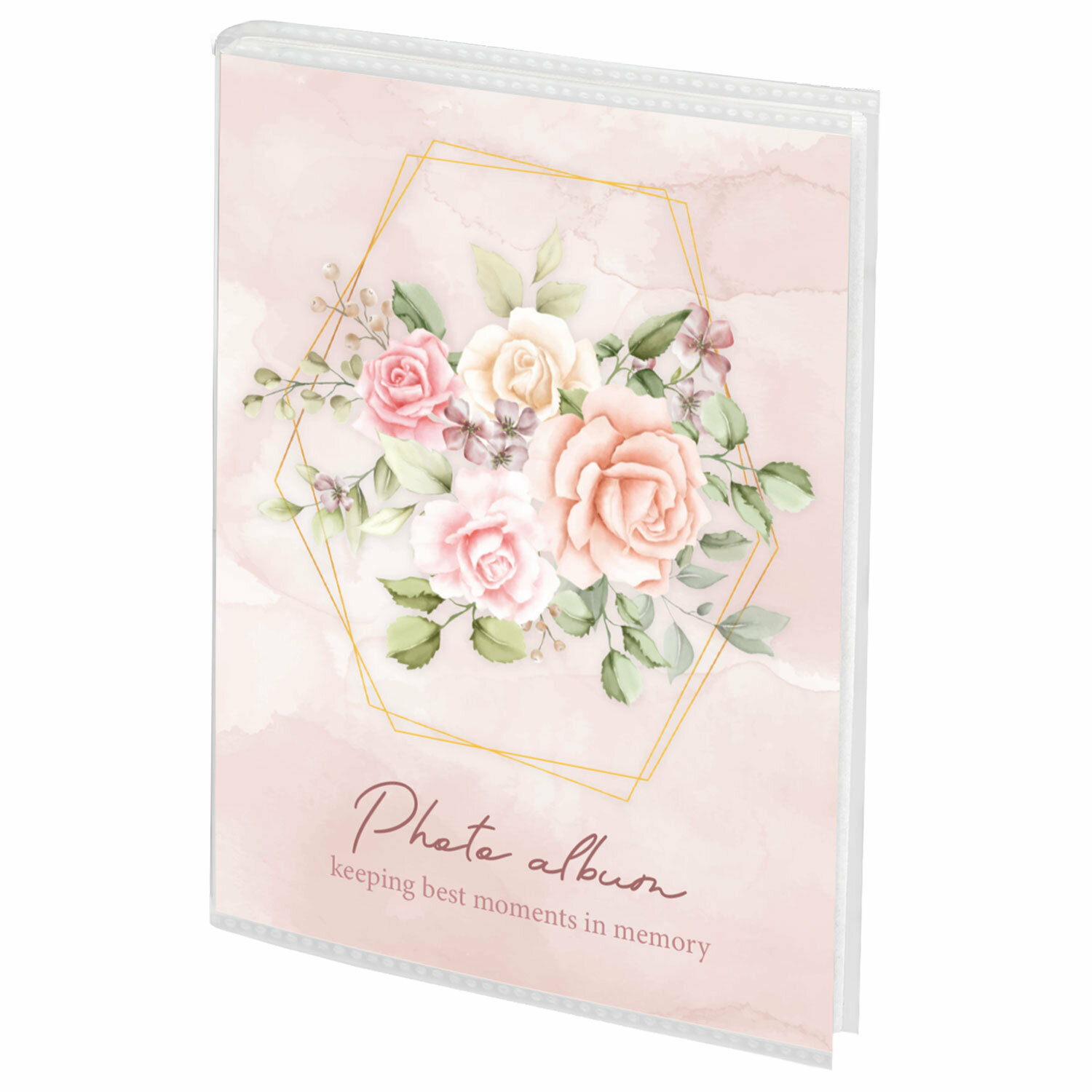 Фотоальбом Brauberg Watercolor flowers, на 36 фото 10х15 см, мягкая обложка 391431