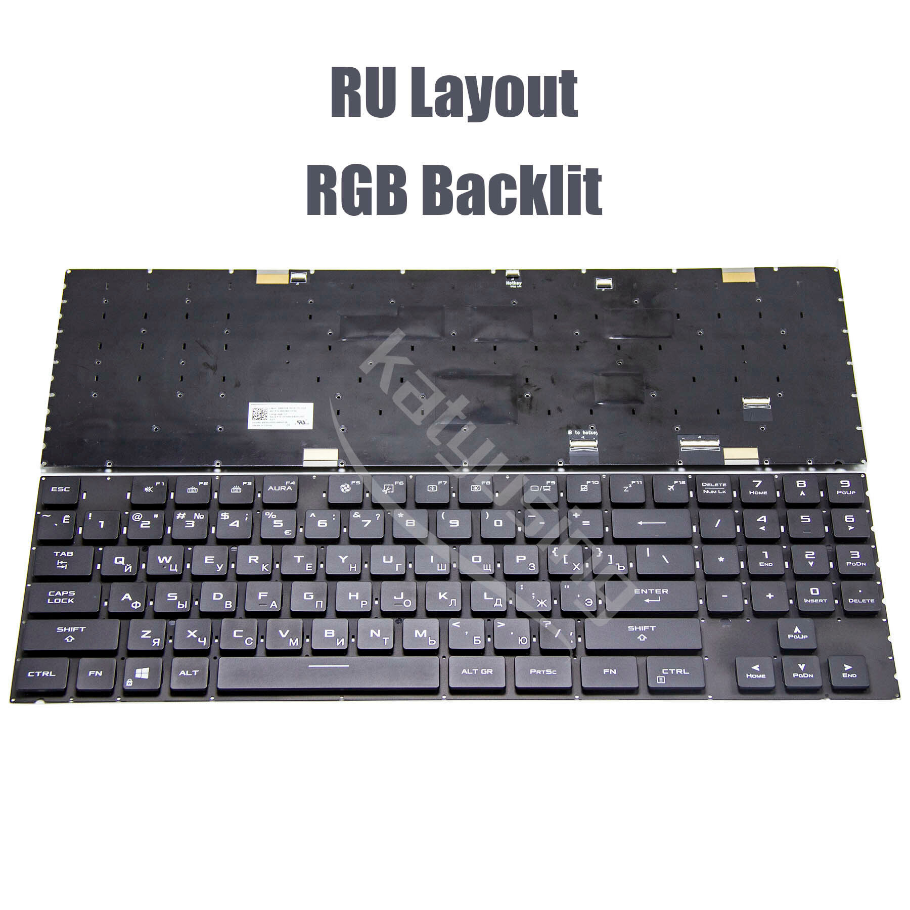 Оптически-механическая клавиатура для Asus ROG Strix SCAR 17 G733 G733CX G733ZS G733ZM G733ZW G733QSA Per-Key RGB с подсветкой