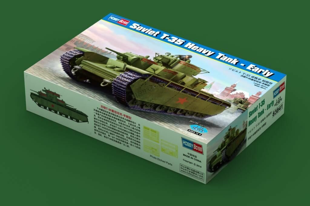 Hobbyboss Model Kit 1/35 83841 Советский тяжелый танк Т-35 раннего типа