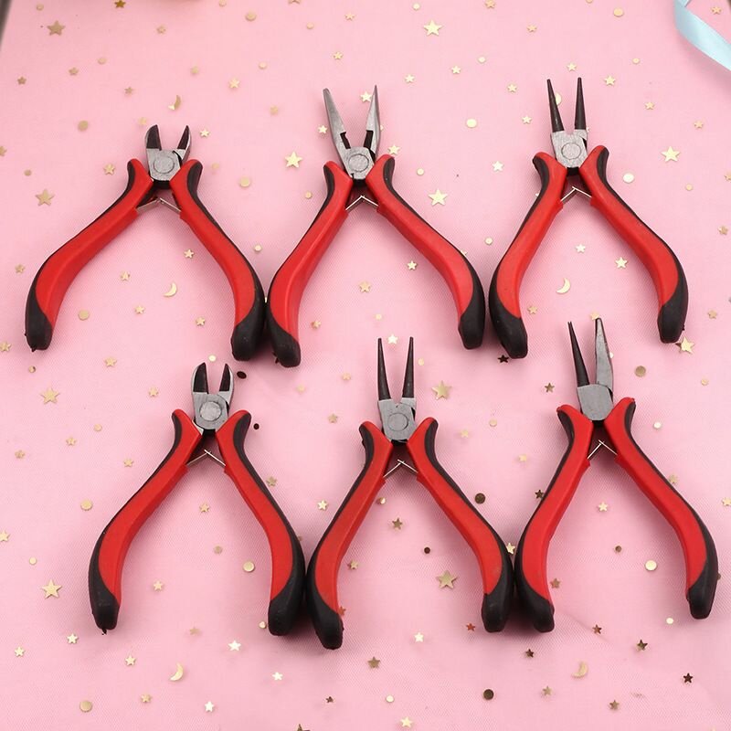 Плоскогубцы для создания, тонкогубцы-утконосы, круглогубцы, кусачки-бокорезы,1 шт.