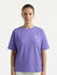 Футболка JUST CLOTHES, размер XS, фиолетовый