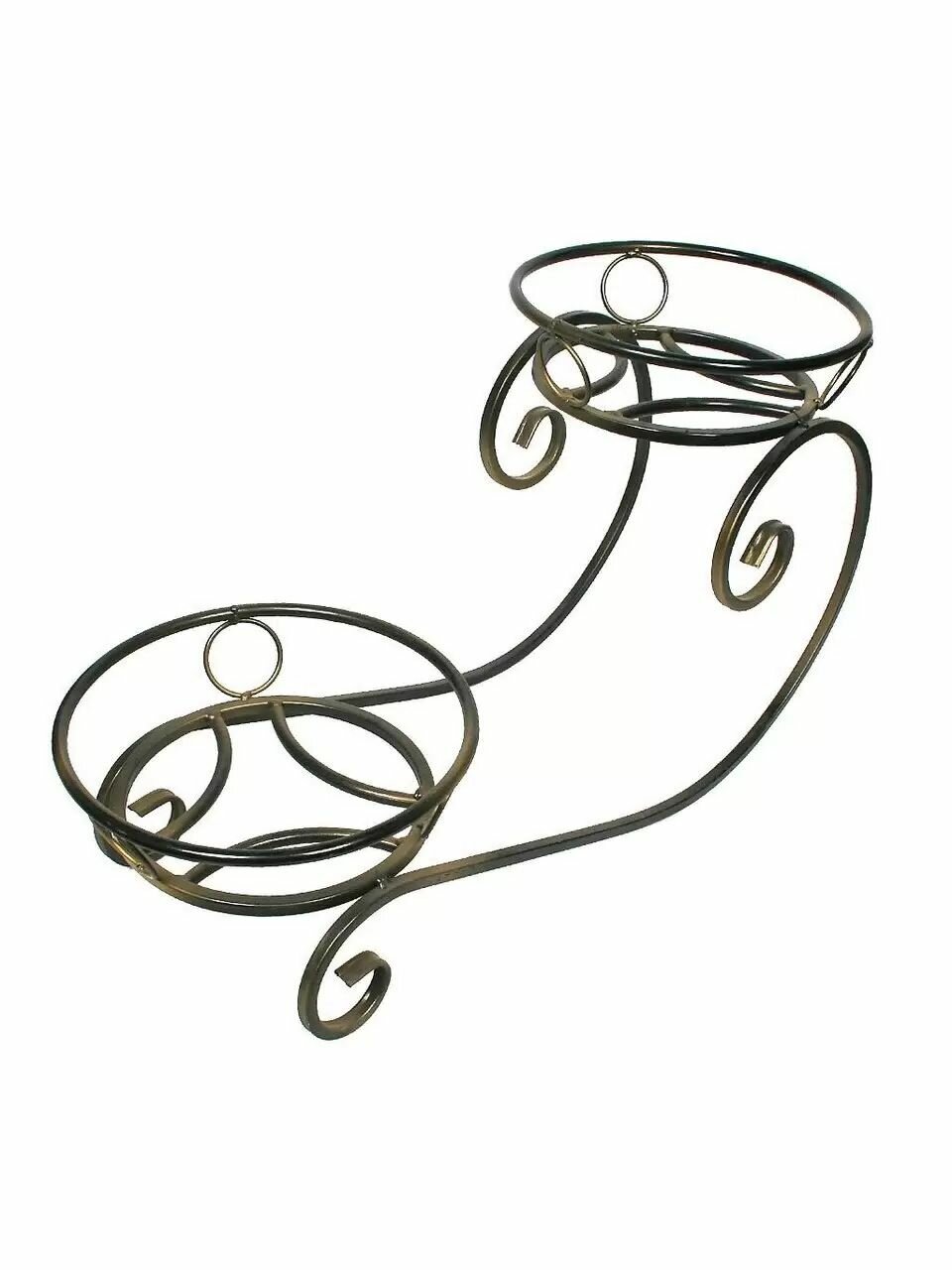 Цветник Удачный сезон Дуэт круг 1, напольный, металлический, высота 37 см