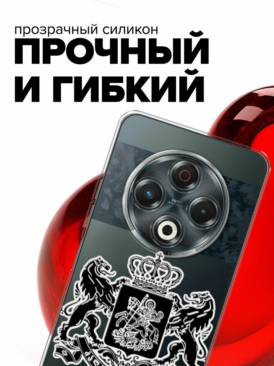 Силиконовый чехол на Tecno Spark 30 / Текно Спарк 30 с принтом Rebublic of Georgia — фото 1