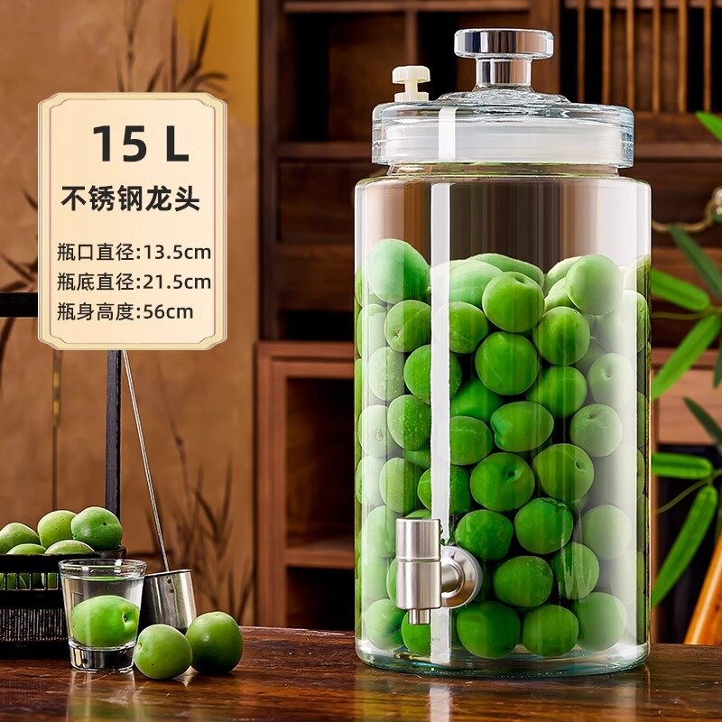 Стеклянные бутылки для настаивания спиртных напитков, бутылки для вина из зеленой сливы и ягод бейберри, пустые бутылки для фруктового вина, герметичные банки, контейнеры, винные принадлежности, герметичные винные бутылки.