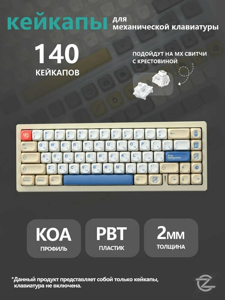Кейкапы для механической клавиатуры русские, кейкапы koa, кейкапы pbt, кириллица
