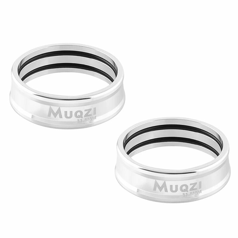 Шайба для руля MUQZI 31.8 Silver, 25.4/31.8 мм
