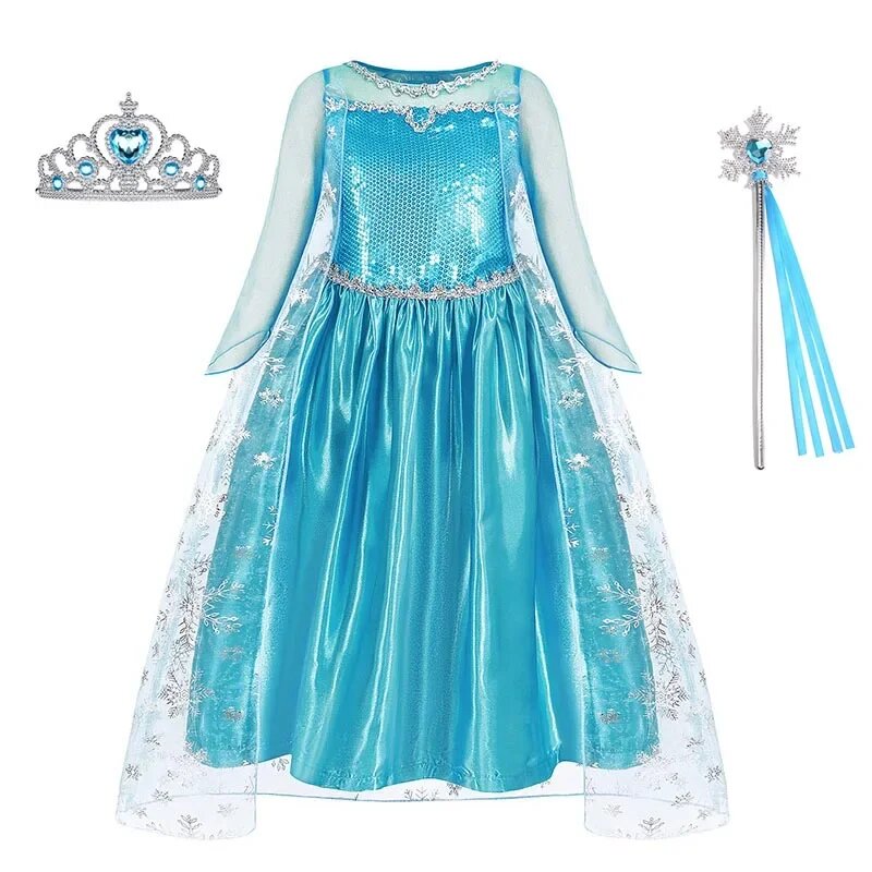 Детское платье Эльза, Disney, 110(3T), Elsa Set 8