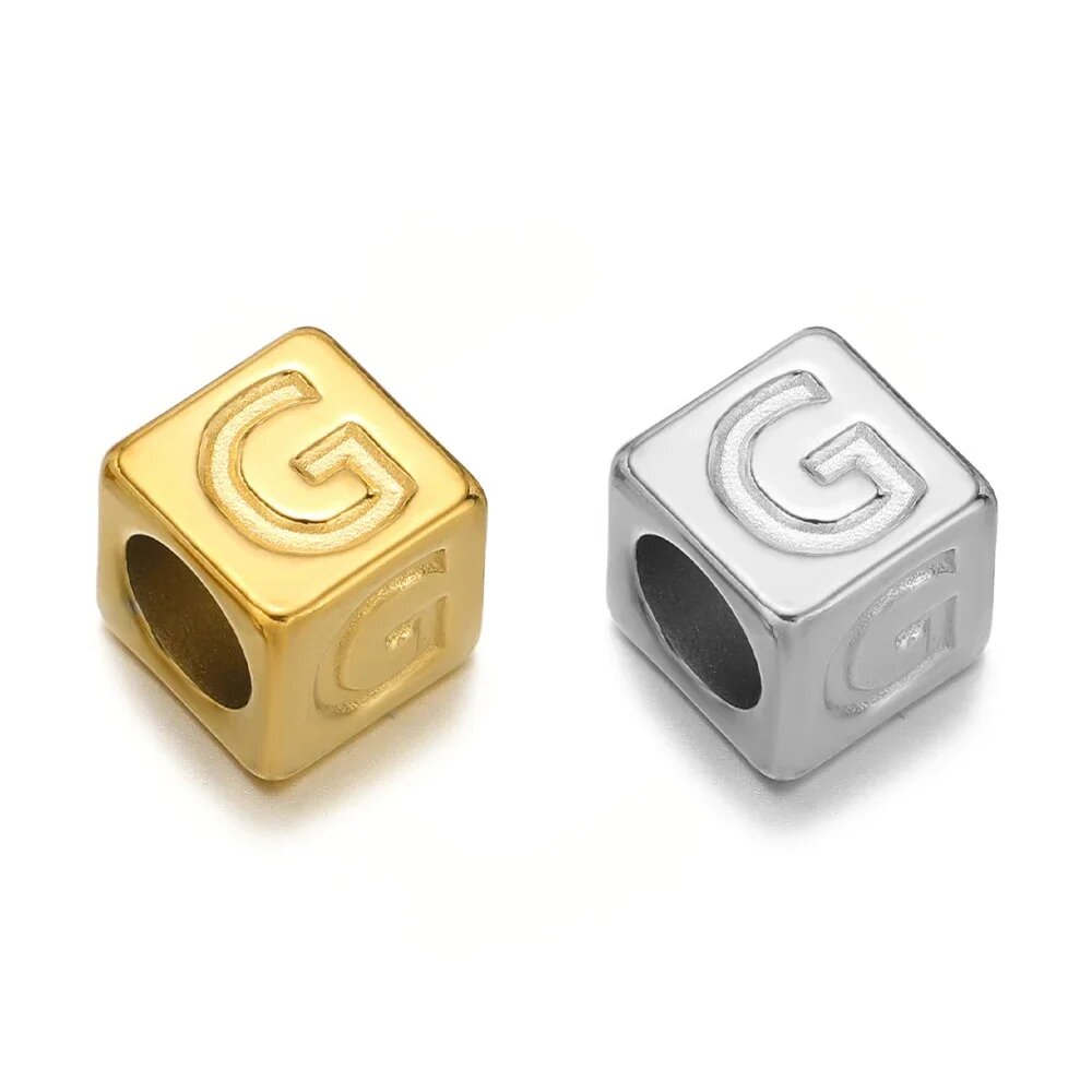 Кубик подвеска G из нержавеющей стали, цвет Steel color
