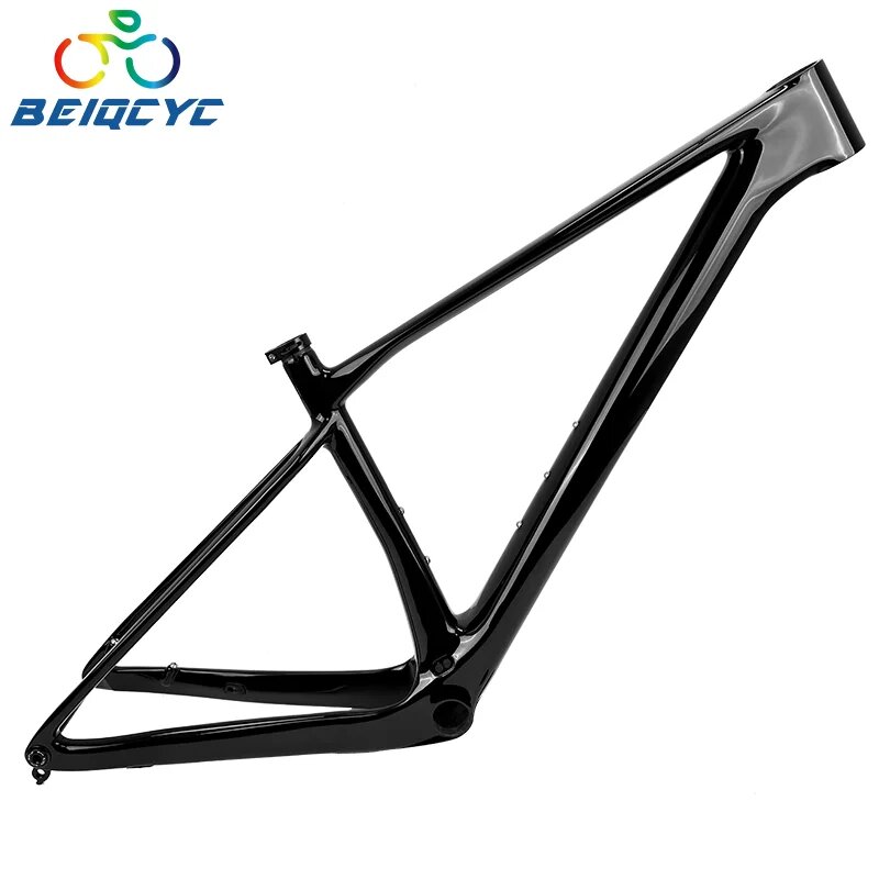 Карбоновая рама BEIQCYC MTB-066 29 дюймов Черный, L 148x12mm Glossy, Black GLOSS
