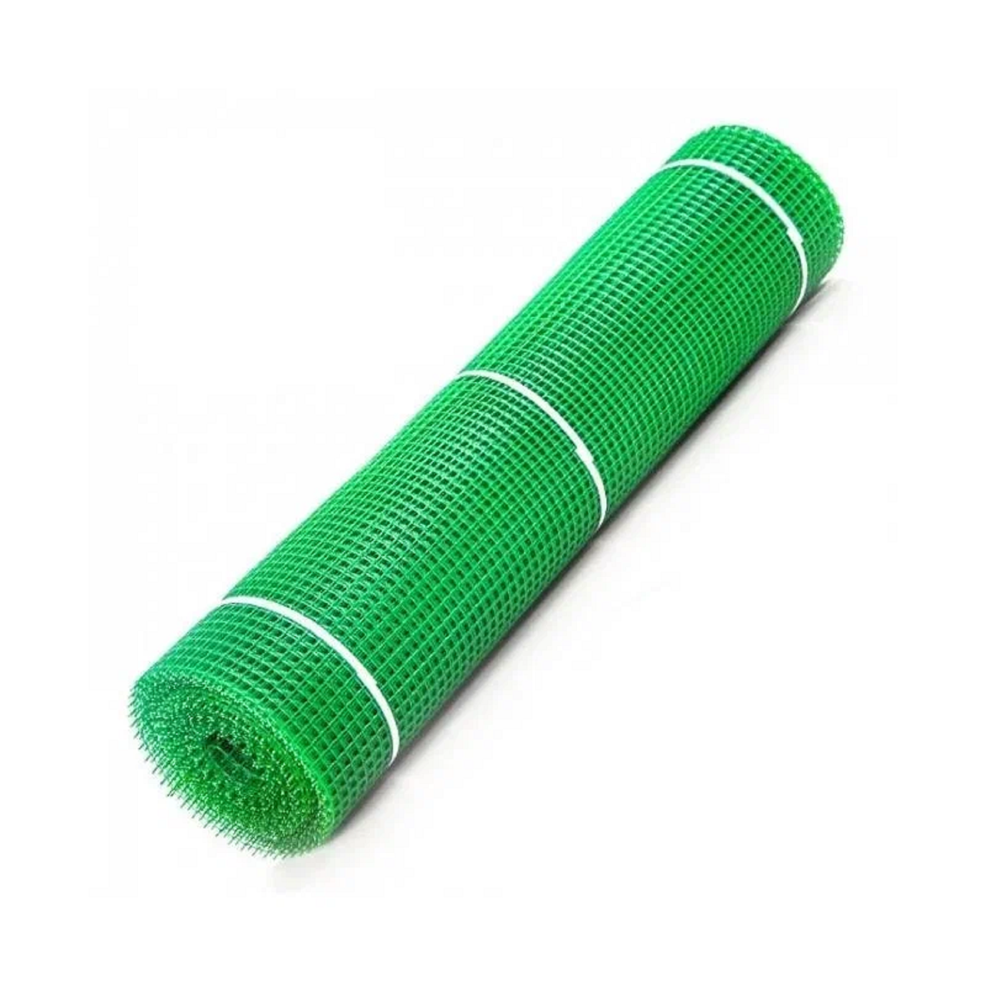 Решетка садовая пластиковая (ячейка 15х15 мм) рулон 1х20 м (зеленый)