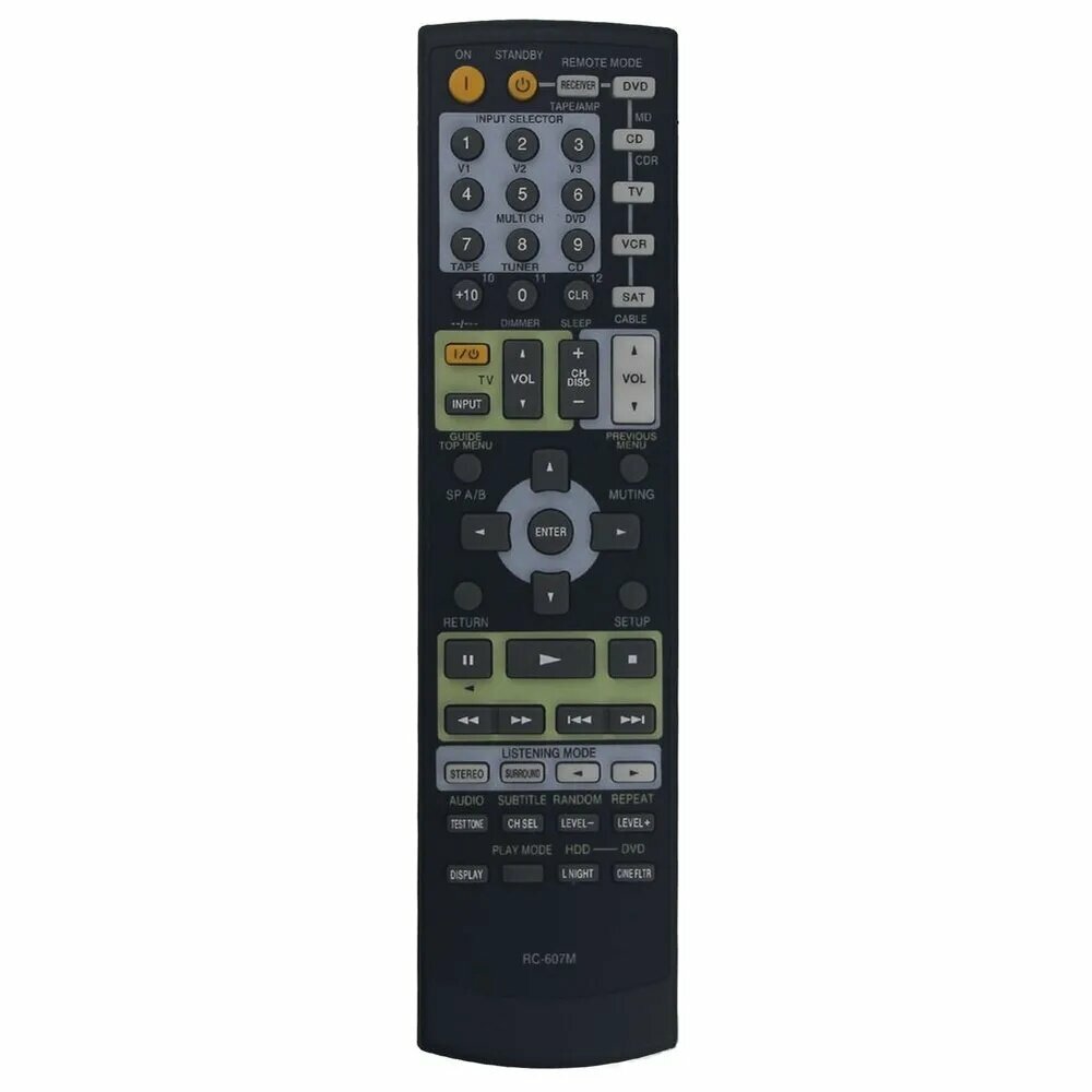 Замена пульта дистанционного управления RC-607M для приемника Onkyo TX-NR708