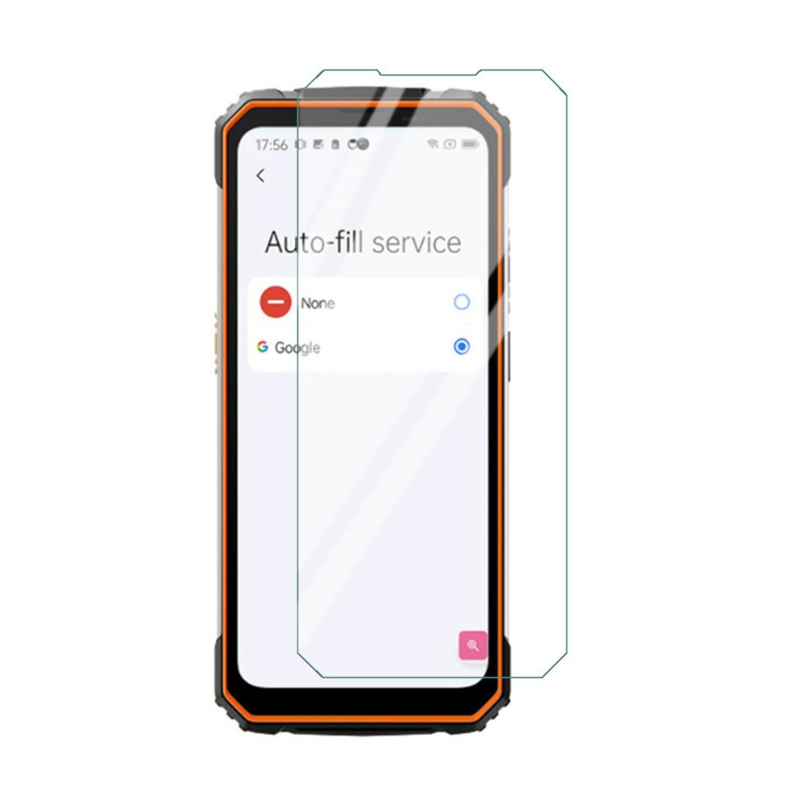 Защитное закалённое стекло MyPads Forti Glass для Blackview BV8100 с олеофобным покрытием
